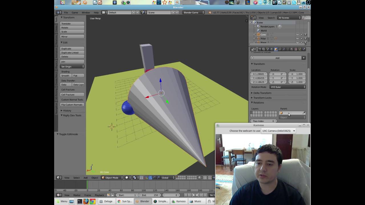 "How to" Blender Game FPS Line of Sight Basic - YouTube