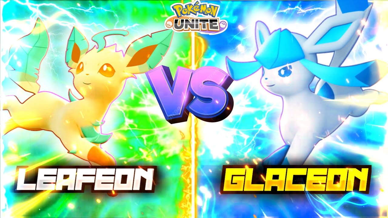 Glaceon Vs Leafeon In Pokemon Unite | Which is Better ? | Pokemon Unite ...