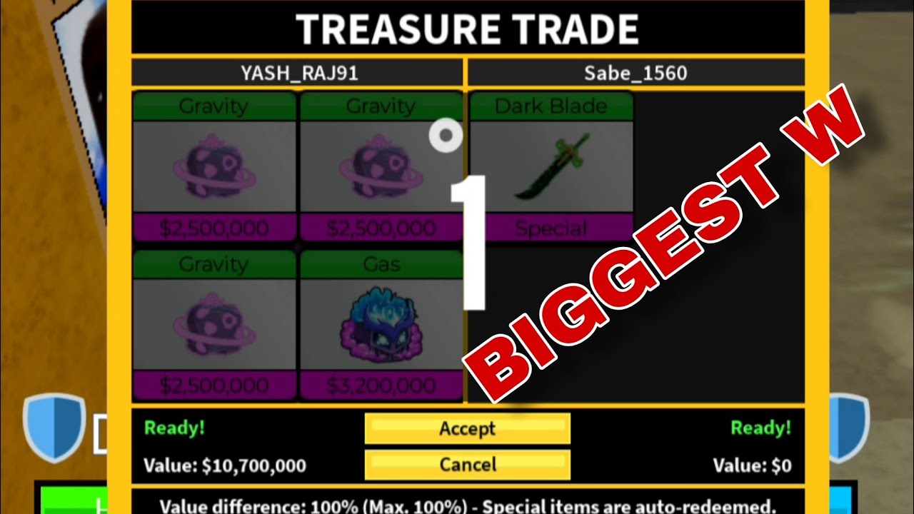 OMG! TRADING GRAVITY BEFORE ( REWORK ) BLOX FRUIT NEW UPDATE| - YouTube