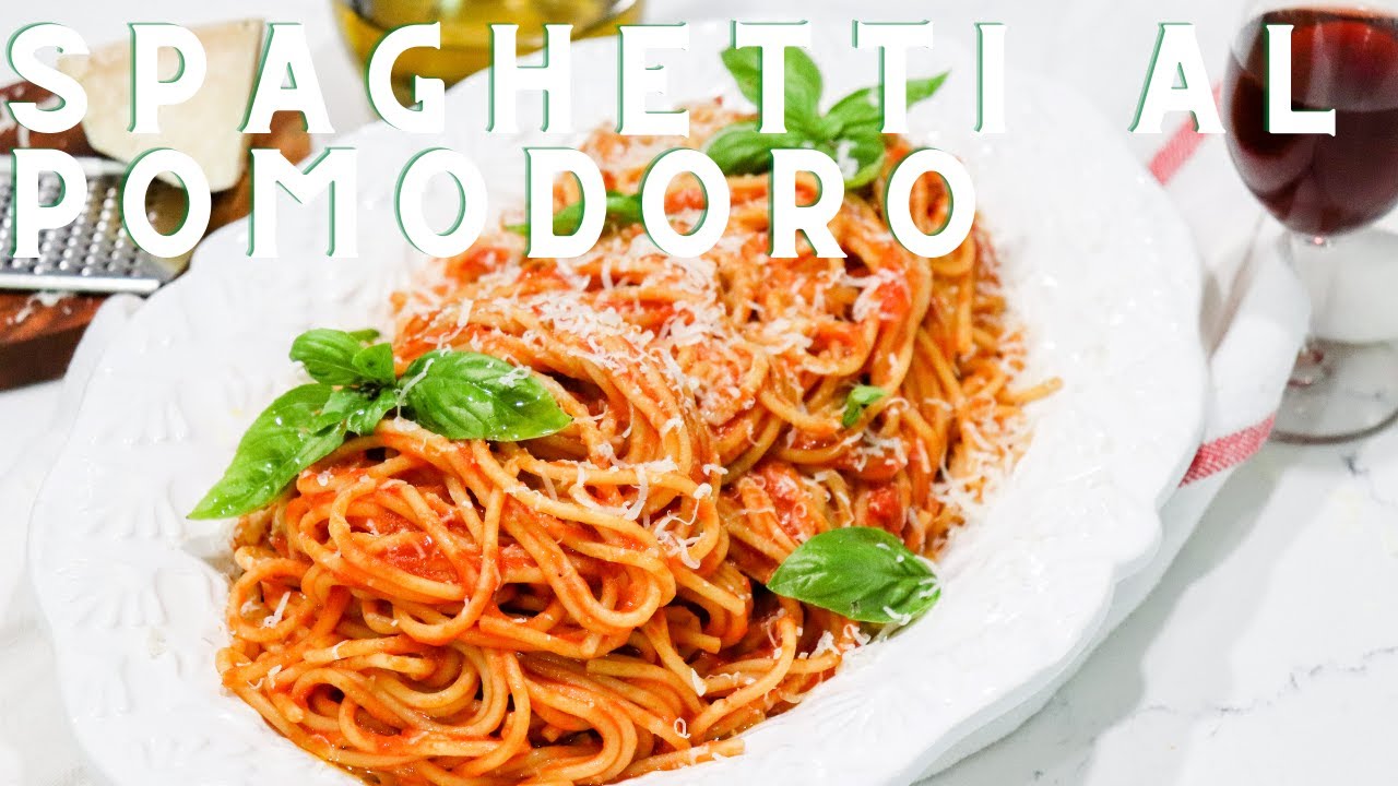 Spaghetti al Pomodoro | Anitas Delights - YouTube