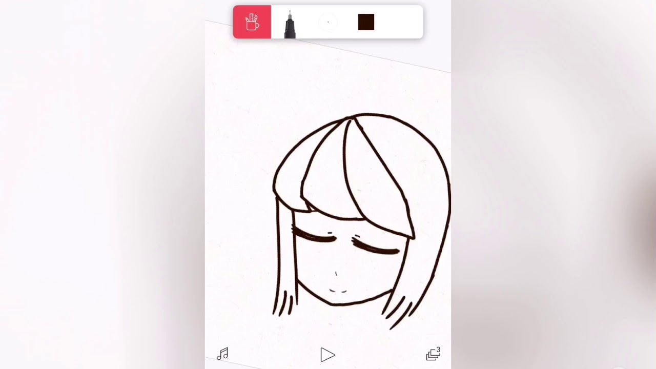 Drawing frisk part 1-sketch/outline - YouTube