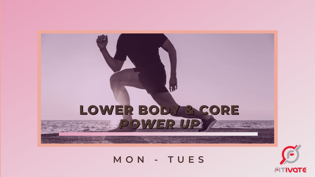 Lower Body & Core Workout (12 MINS, NO GYM) - Mon to Tues Routine - YouTube