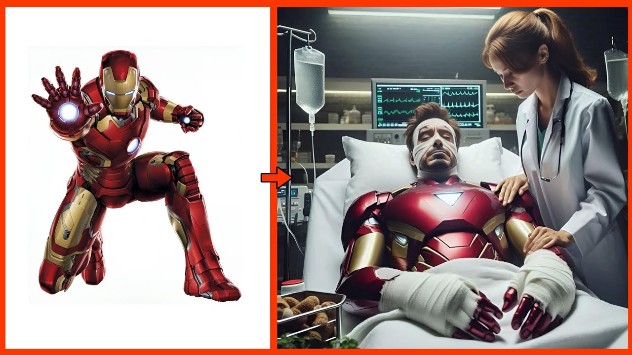 Superheroes Getting Medical Treatment 🤕 In Hospital || Unique Creation ...