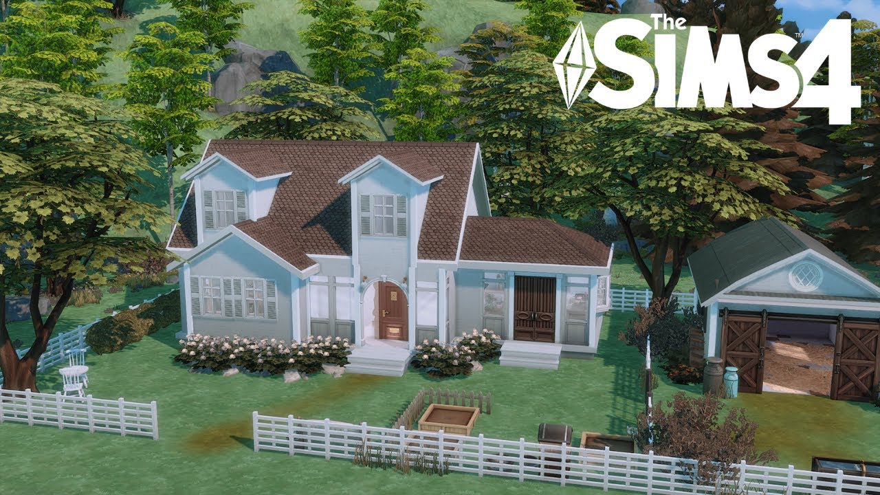 The Sims 4 speed build | Willowmere Estate | cozy ambient music ...