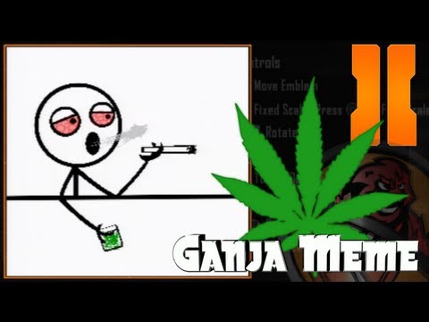 Black Ops 2 - Ganja Meme Emblem Tutorial (custom)