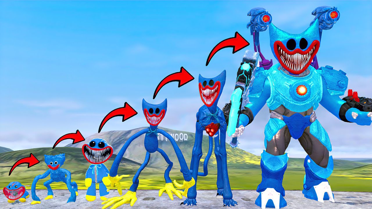 NEW EVOLUTION HUGGY WUGGY POPPY PLAYTIME CHAPTER 3 (Garry's Mod) - YouTube