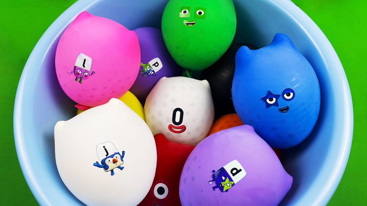 Numberblocks & Alphablocks - Satisfying ASMR With 1000 000 Orbeez Put ...