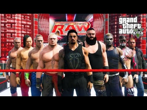 GTA 5 WWE 30 MAN ROYAL RUMBLE (GTA V live) | LIVE GTA ONLINE STREAM ...