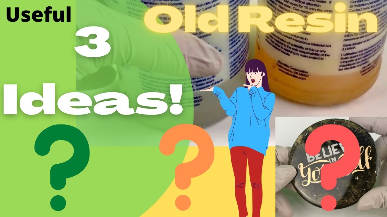 HOW TO USED OLD YELLOWED RESIN! ideas, Tips for using old resin. - YouTube