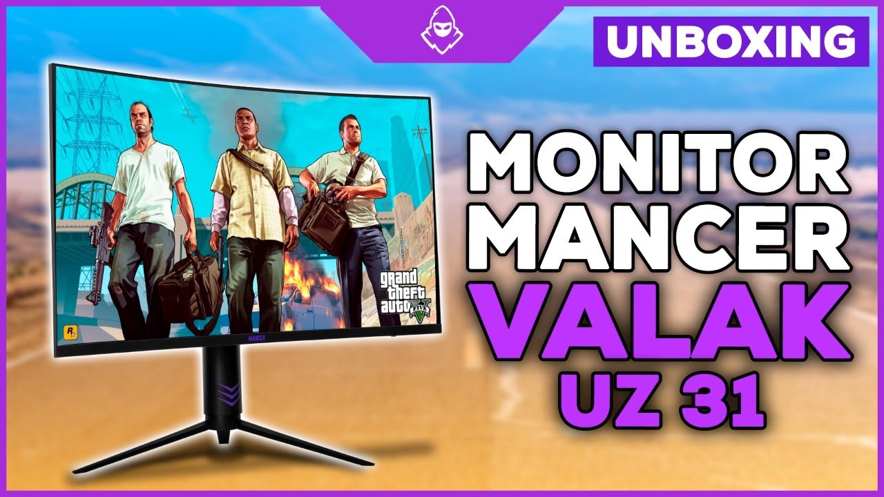 Unboxing Monitor Gamer Mancer Valak UZ31 de 31,5 polegadas - Perfeito para suas jogatinas - YouTube