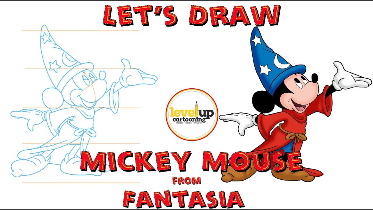 Let's Draw Mickey Mouse | Fantasia - YouTube
