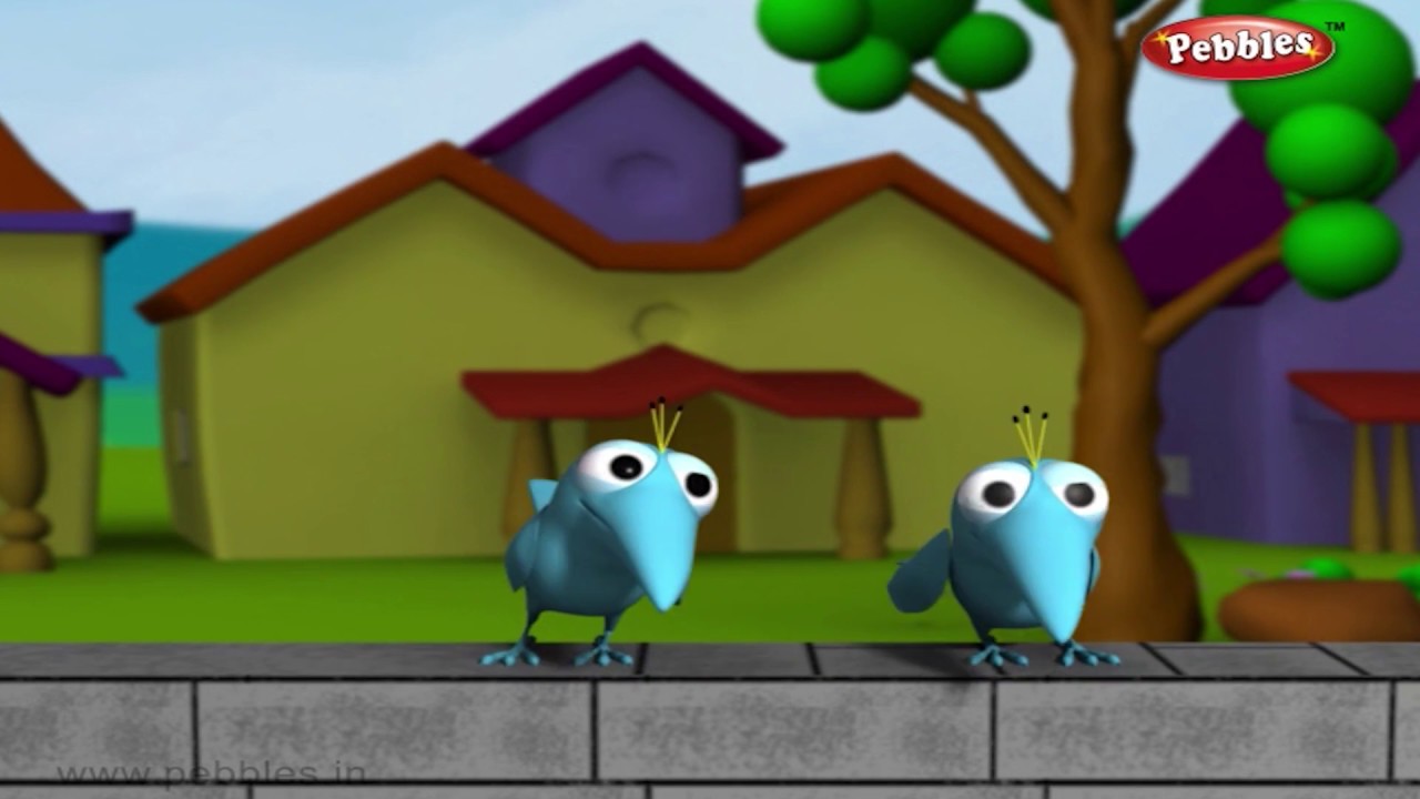 Two Little Dicky Birds | Nursery Rhymes With Lyrics | Nursery Poems ...
