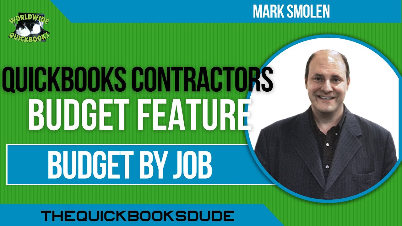 How To Make A Budget By Job In QuickBooks - YouTube