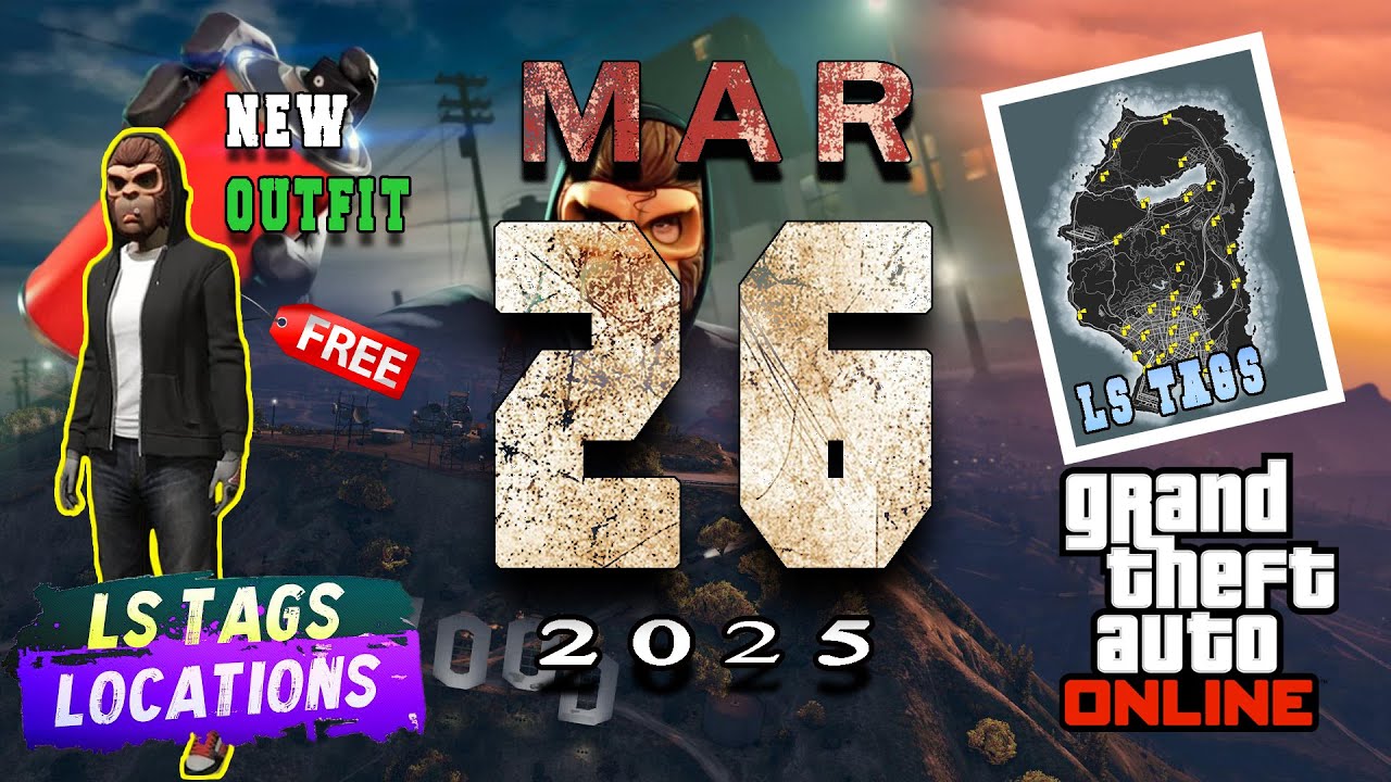 LS Tags Locations [March 26th] GTA Online 2025!!! - YouTube