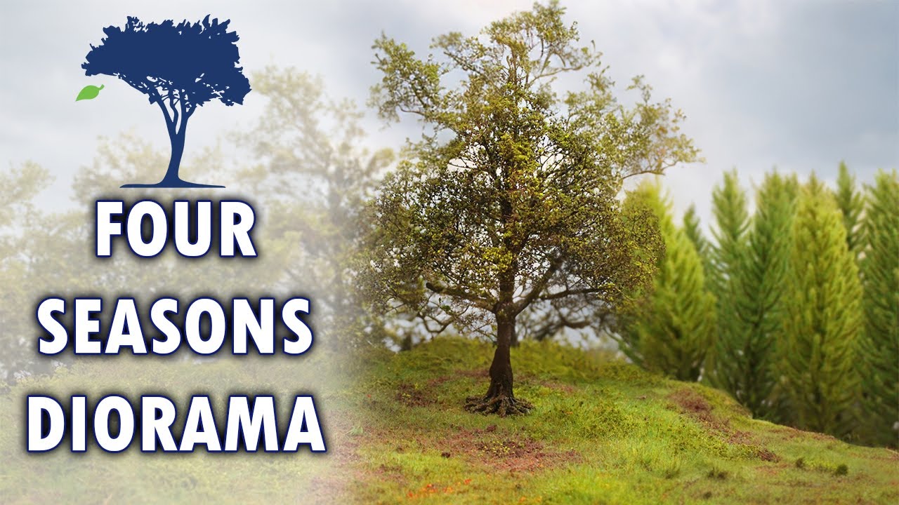 Creating a Diorama Using the Four Seasons Grass Kit by WWScenics - YouTube