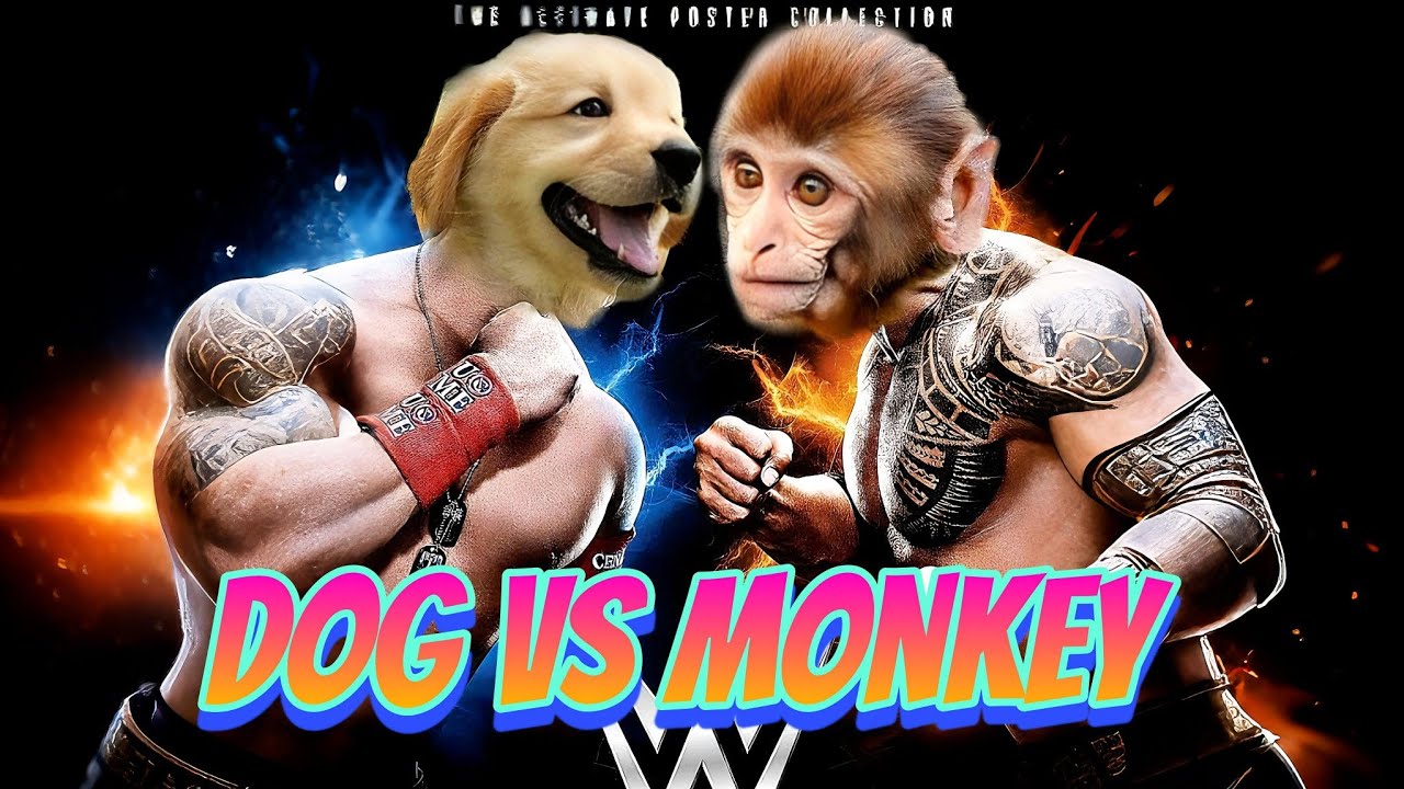 Hilarious Showdown: Monkey vs. Dog – Who Will Win? - YouTube