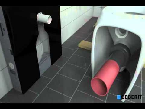 Monolith floor standing wall drainage connection JOLLY - YouTube