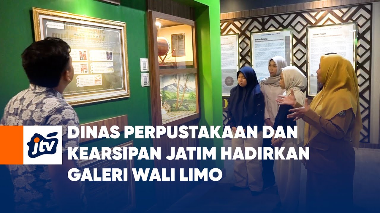 Dinas Perpustakaan Dan Kearsipan Jatim Hadirkan Galeri Wali Limo - YouTube
