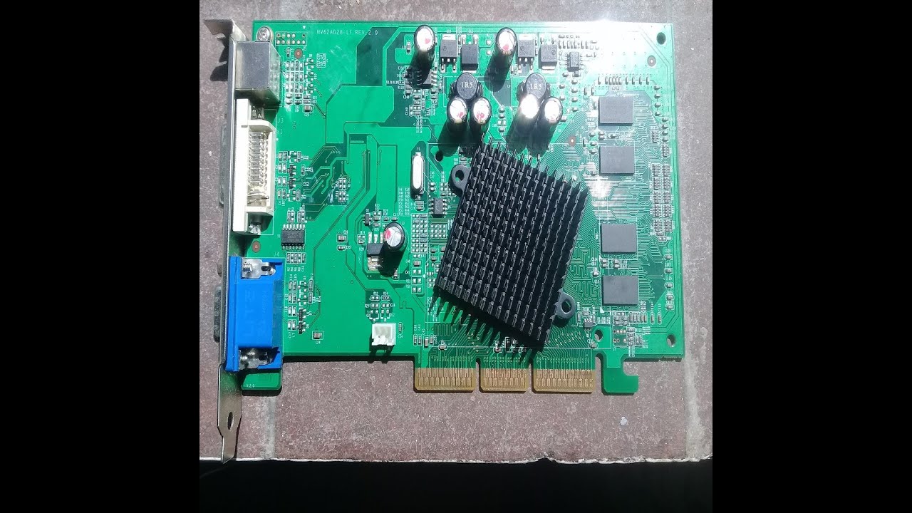 Nvidia GeForce N6200 AGP Repair Pending - YouTube