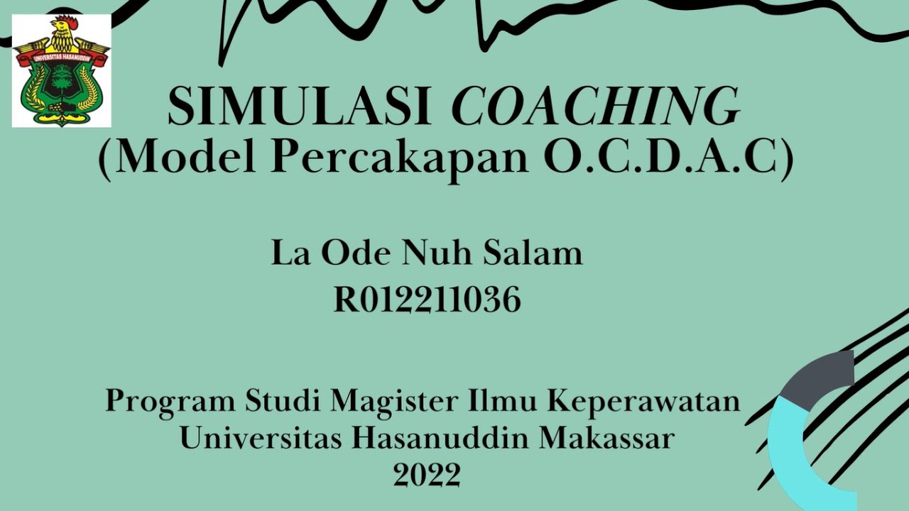 Simulasi Coaching Metode Percakapan OCDAC #CoachingMetodeOCDAC - YouTube
