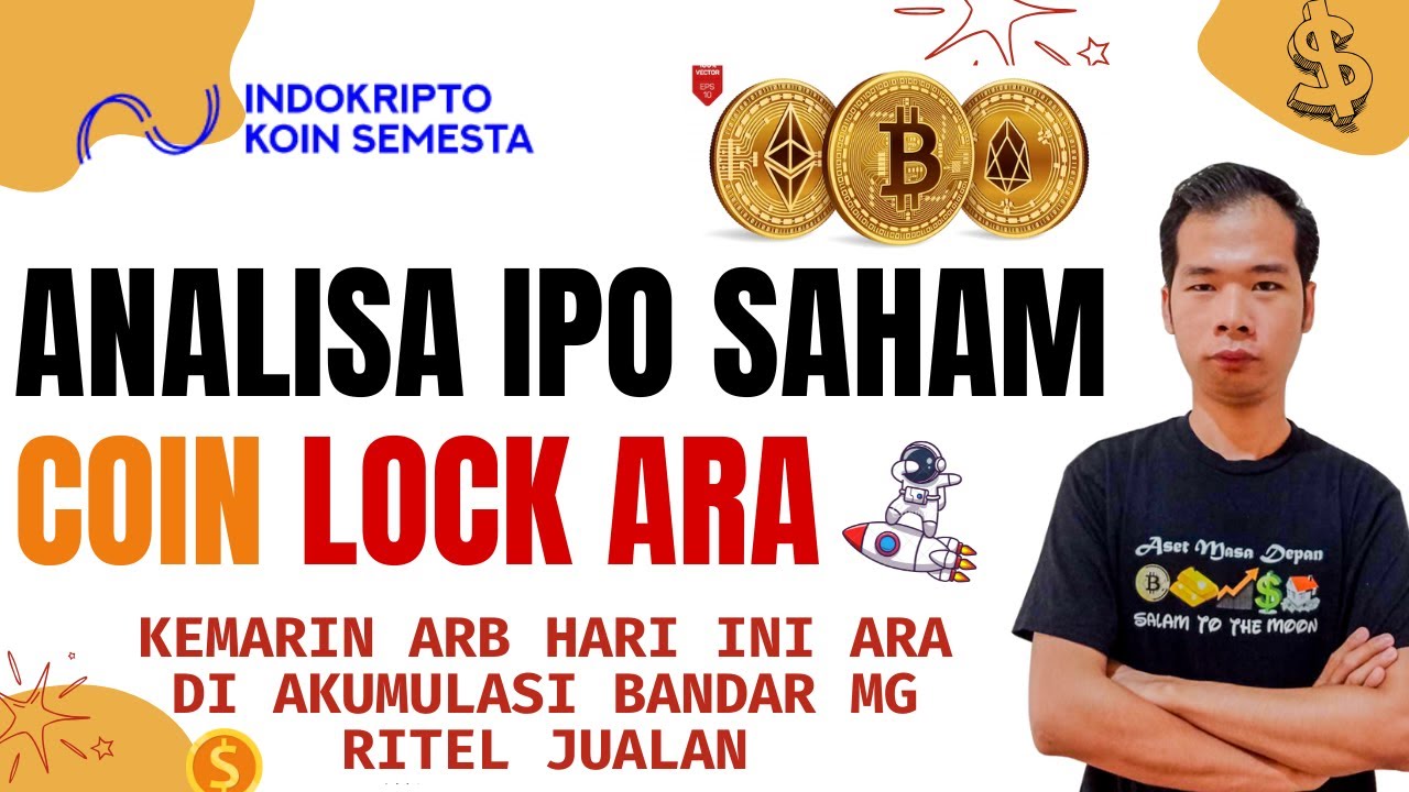 ANALISA IPO SAHAM COIN LOCK ARA DI FCA HARI KEDUA KEMARIN ARB HARI INI ...