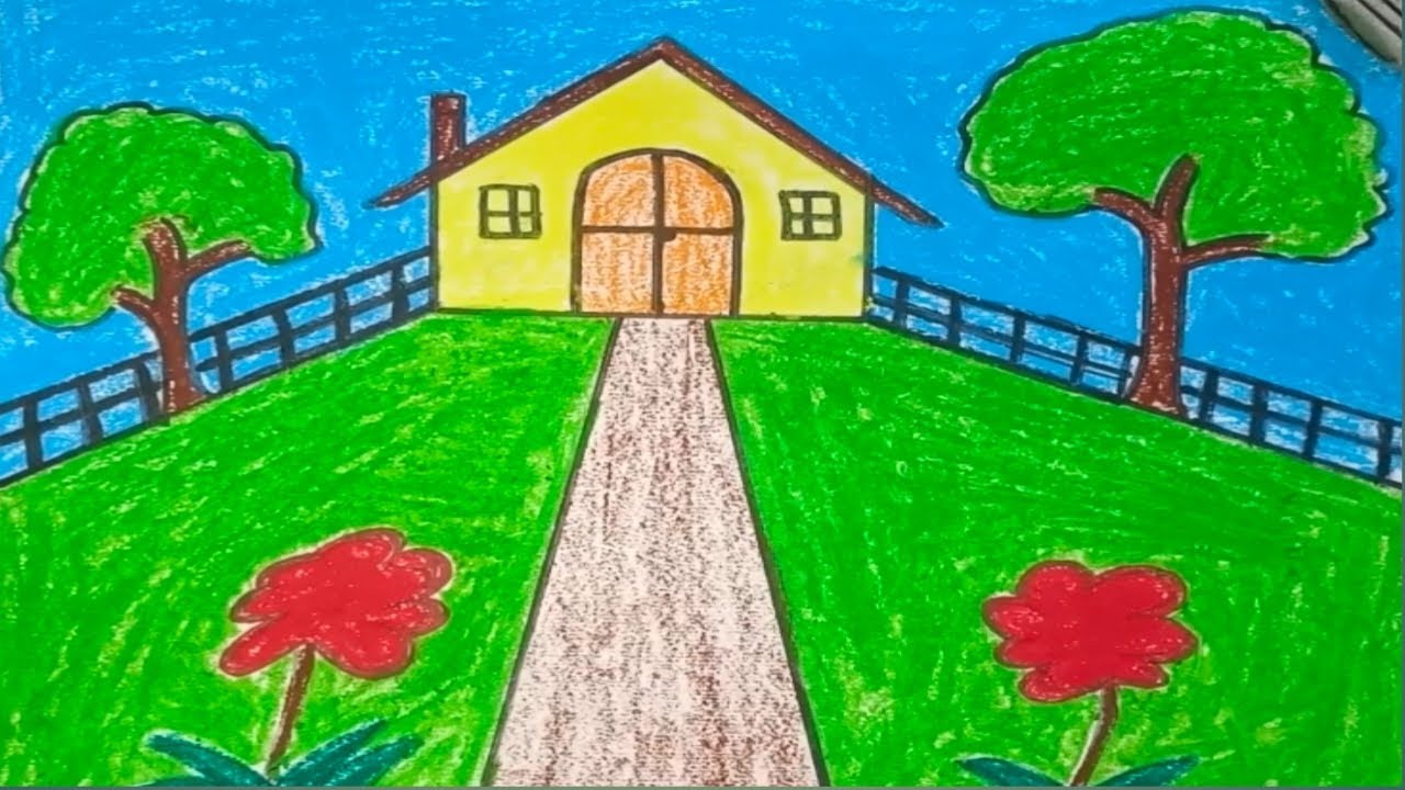 drawing of dream house 🏡 ll easy drawing house #viral #growth # ...