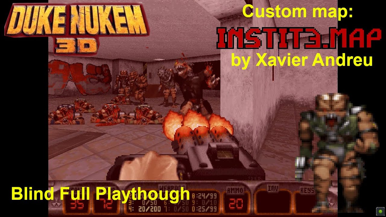 Duke Nukem 3d Custom Map INSTIT3.map by Xavier Andreu | Blind ...