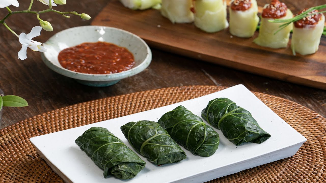 SSamjang Cabbage Roll & Spicy Spring Green Wrap/[bluekimchi] - YouTube
