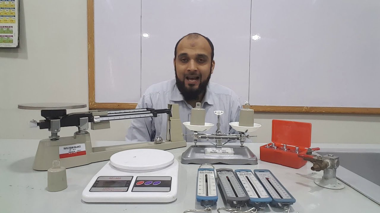 Experiment: Measuring Mass & Weight - YouTube