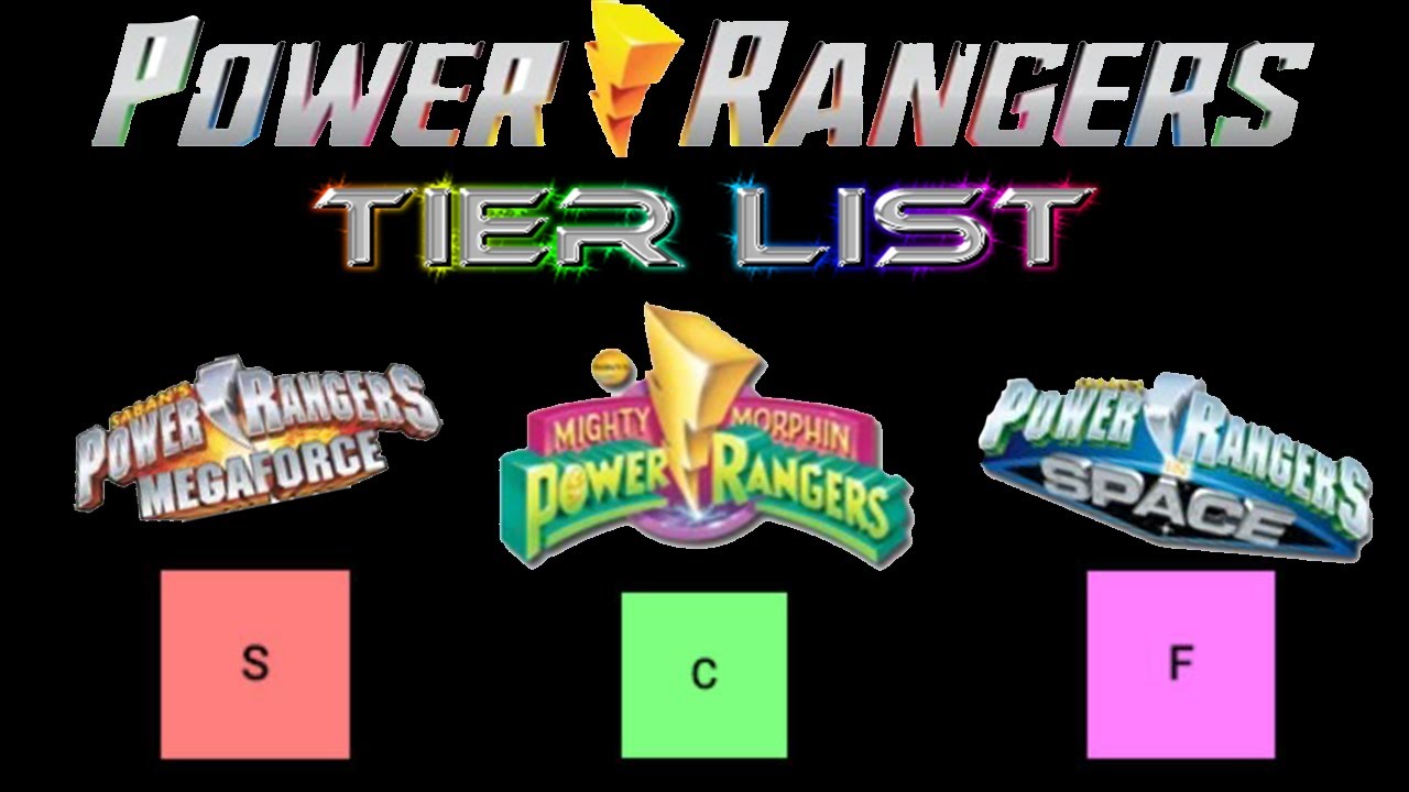 Power Rangers Series Tier List - YouTube