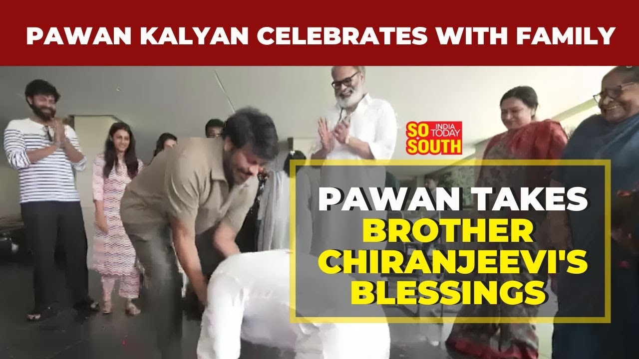 Power Star Pawan Kalyan Celebrates Lok Sabha Victory With Family; Takes ...