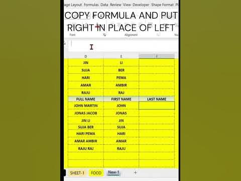 Advanced Excel Formulas, Combined or Split two or more words using CONCATENATE/LEFT?RIGHT ...