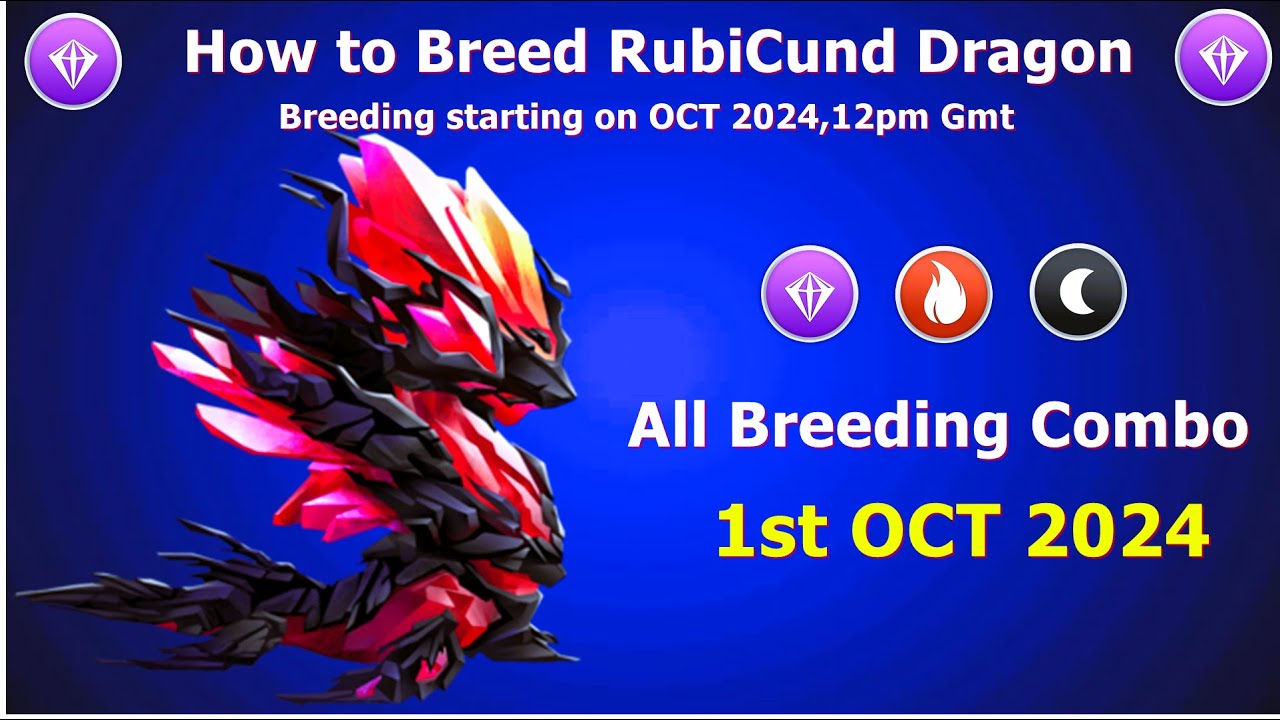How to Breed RubiCund Dragon-Dragon Mania Legends | All Top Breeding ...