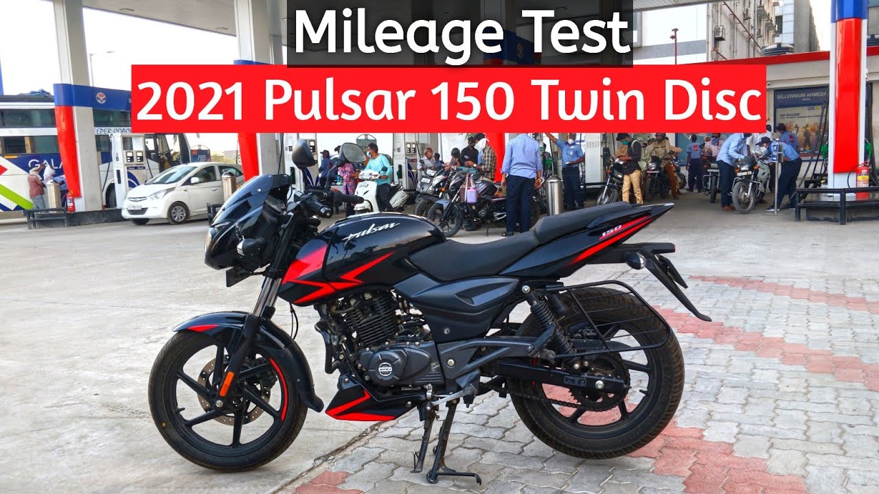 Mileage Test | 2021 Pulsar 150 Twin Disc Bs6 | Review Drive. - YouTube