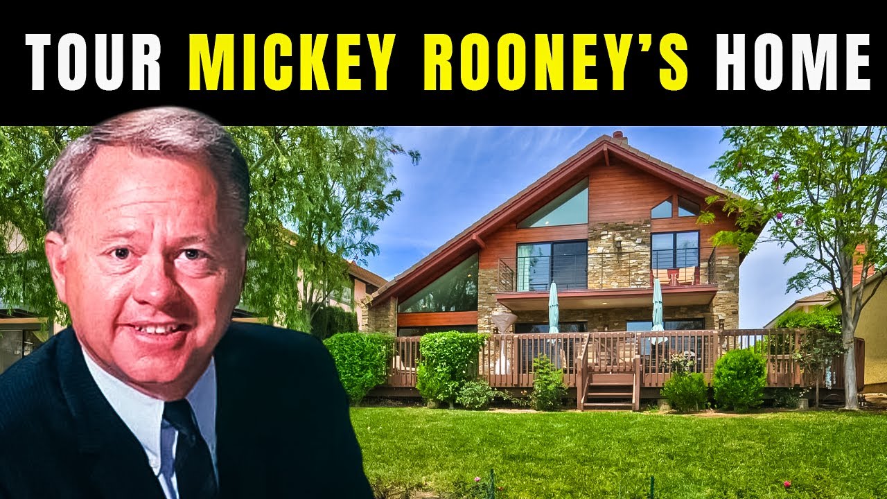 Inside Mickey Rooney's 18 Room Estate & Lakeside Home - YouTube