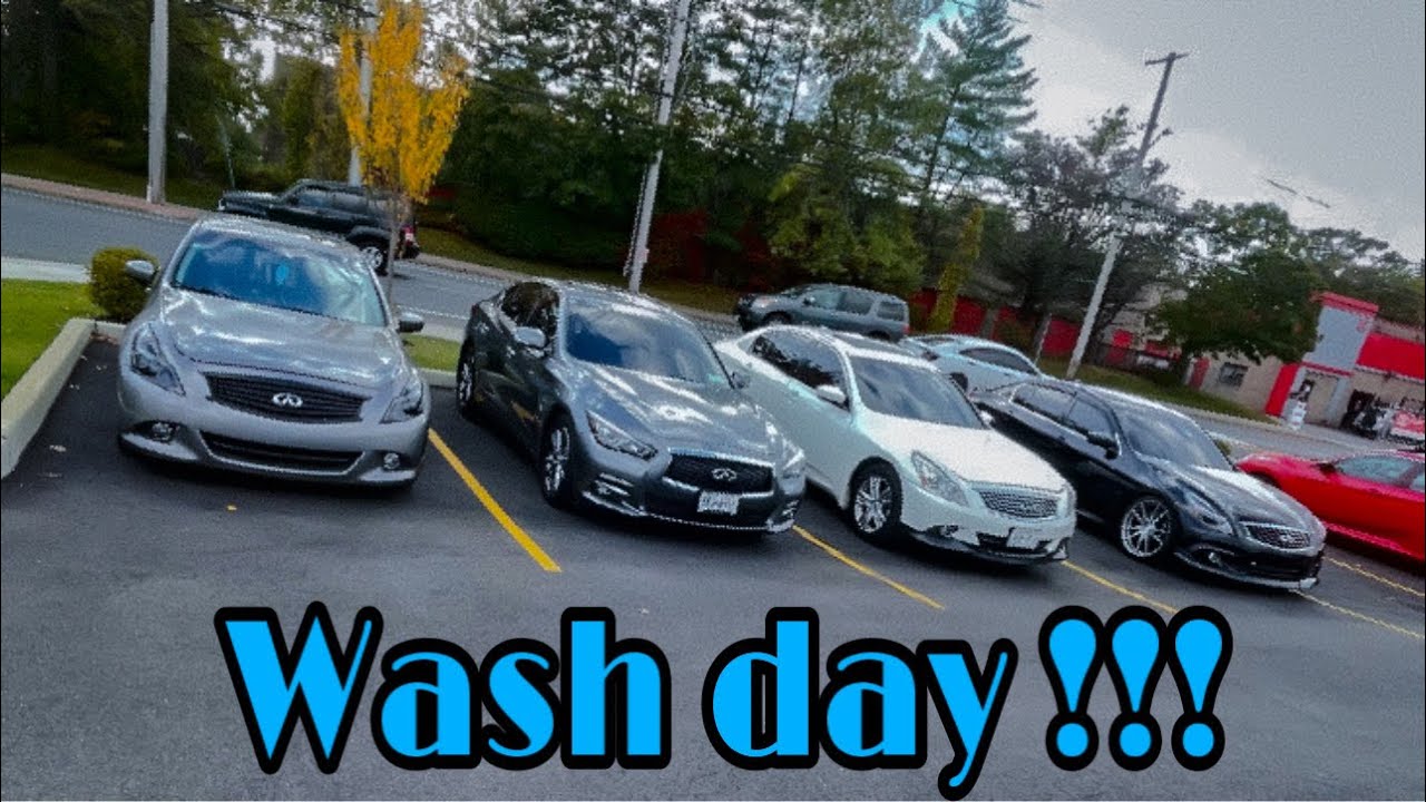 Infiniti G37 Car Wash Vlog | interior cleaning & more !!!!! - YouTube