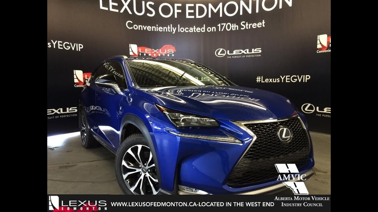 Executive Demo 2016 Ultra Sonic Blue Lexus NX 200t AWD F Sport Series 2 ...