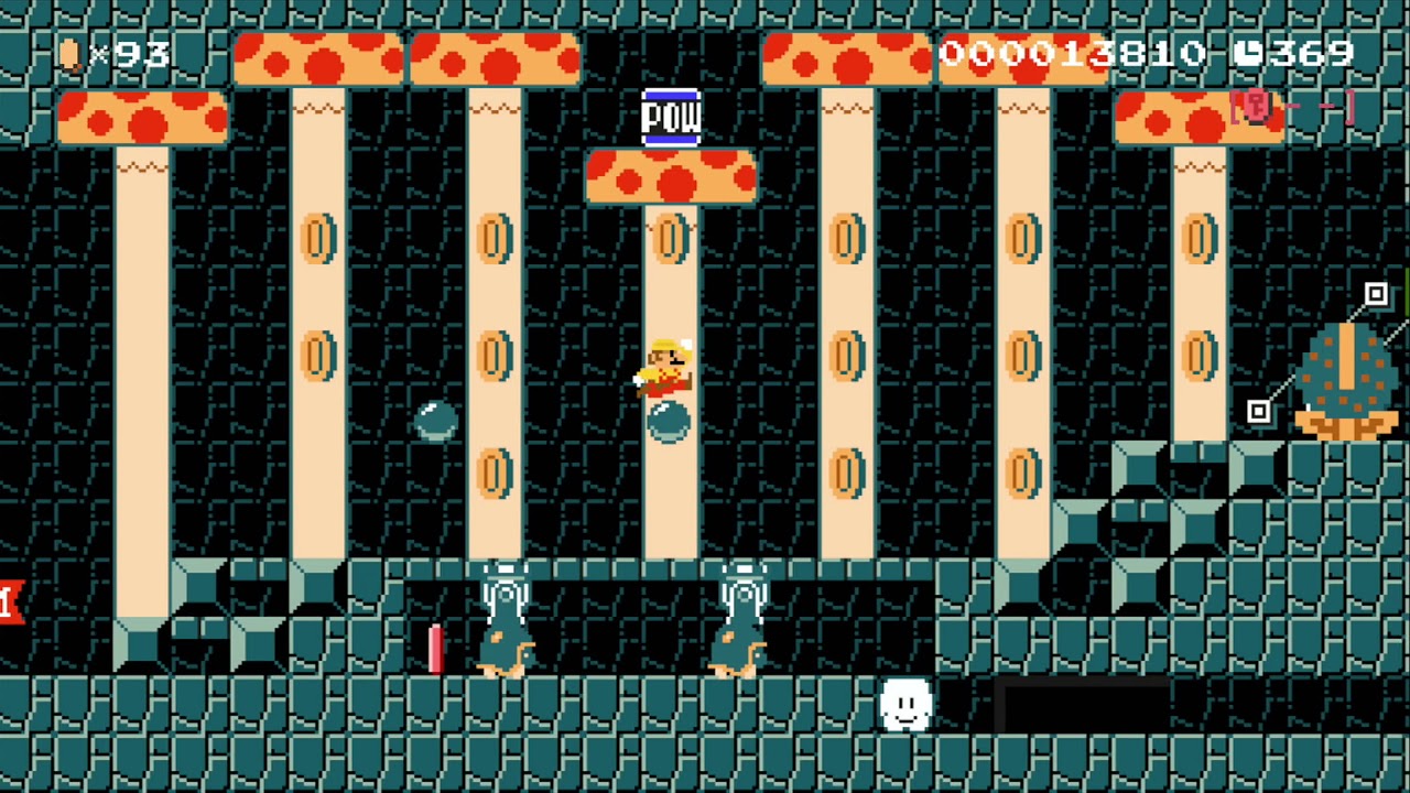 Construction Mario (easy) by Jim - SUPER MARIO MAKER - NO COMMENTARY ...