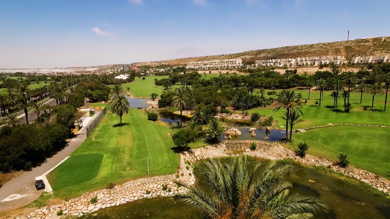 Almerimar Golf - 1st hole - YouTube