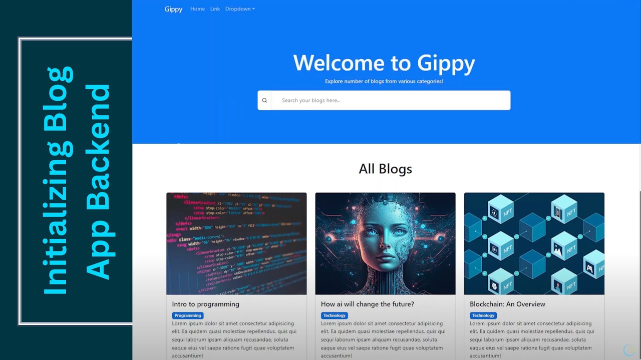 01. Initializing Blog App Backend | Build a Blog App with MERN - YouTube