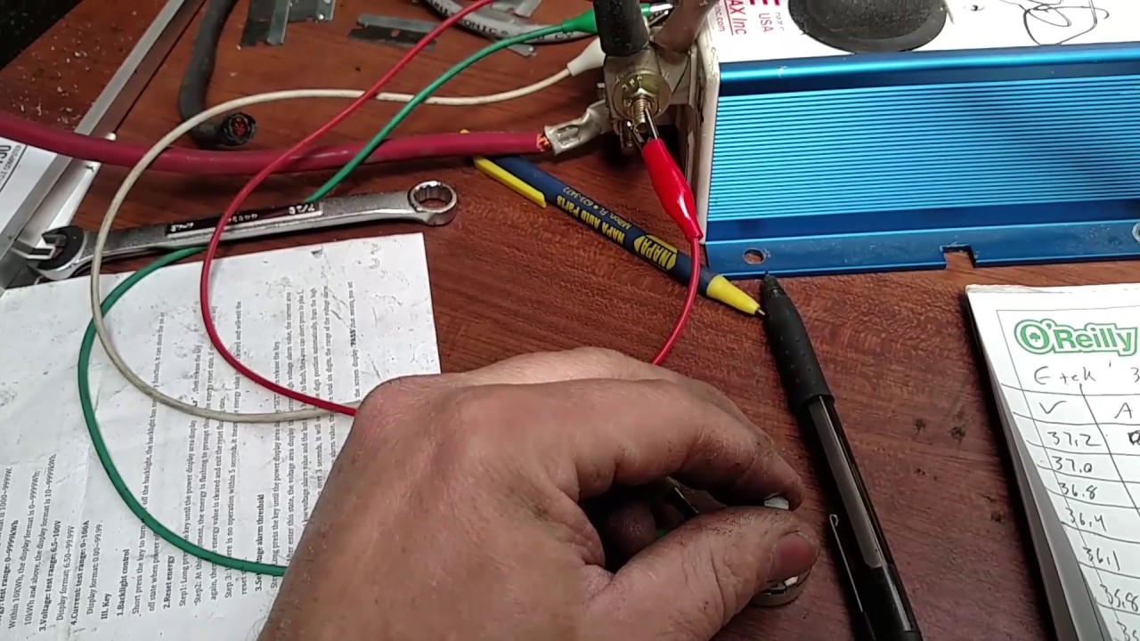 Electric motor testing--hydraulic load cell - YouTube