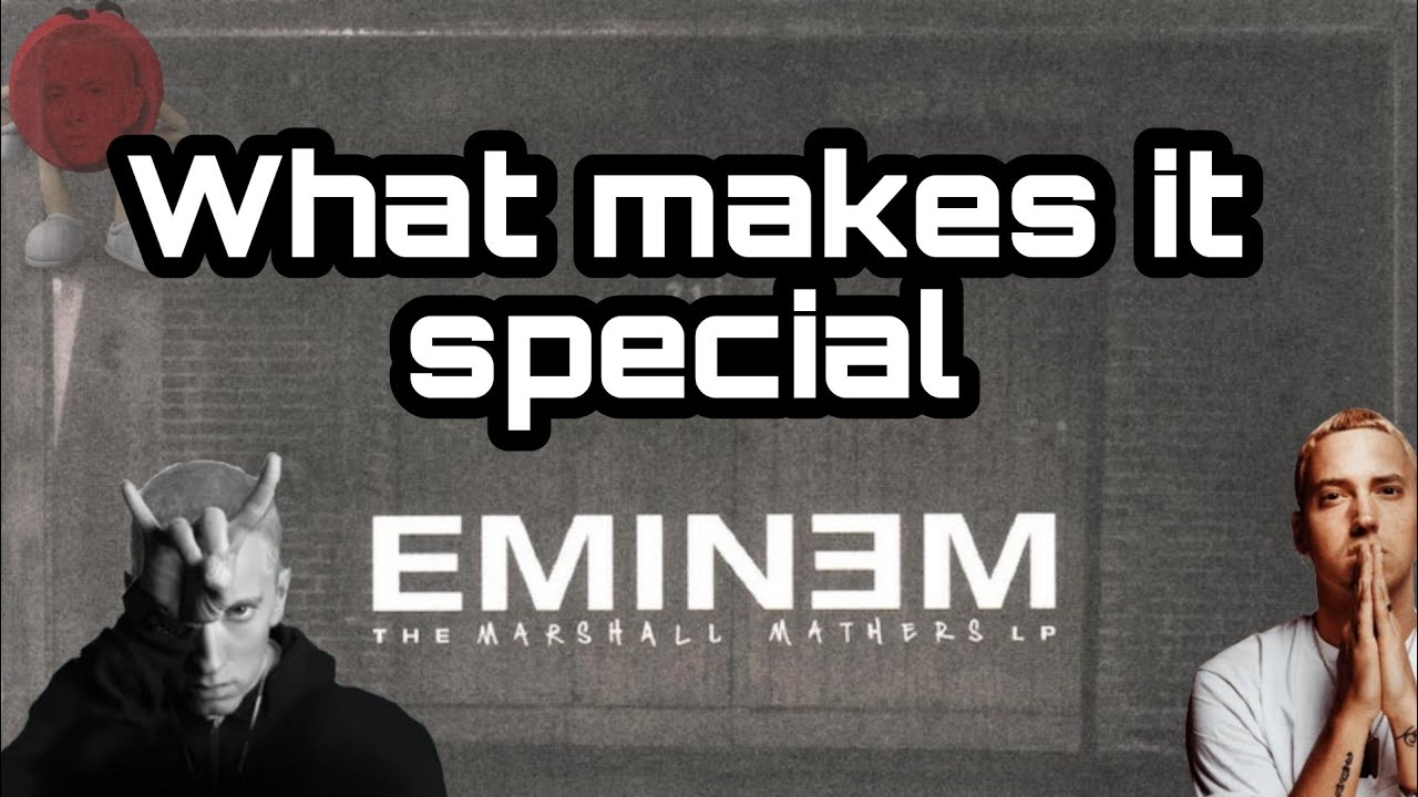 What Makes Eminem special: Marshall Mathers LP | Video essay - YouTube