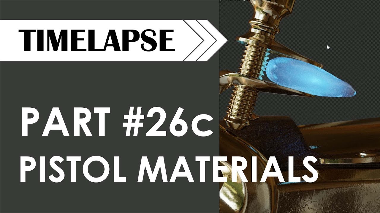 Fantasy Character Part 26c: Shading Pistol - YouTube