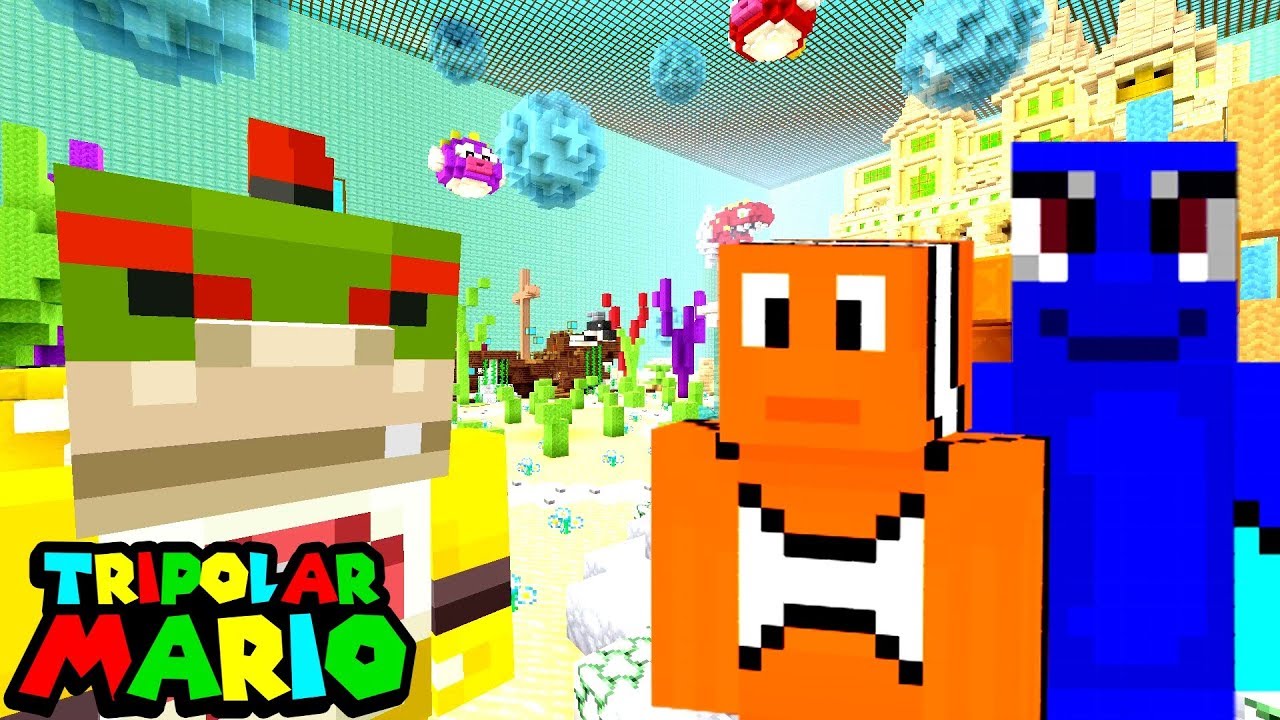 FINDING NEMO AND DORY IN MINECRAFT! | Nintendo Fun House | Minecraft ...