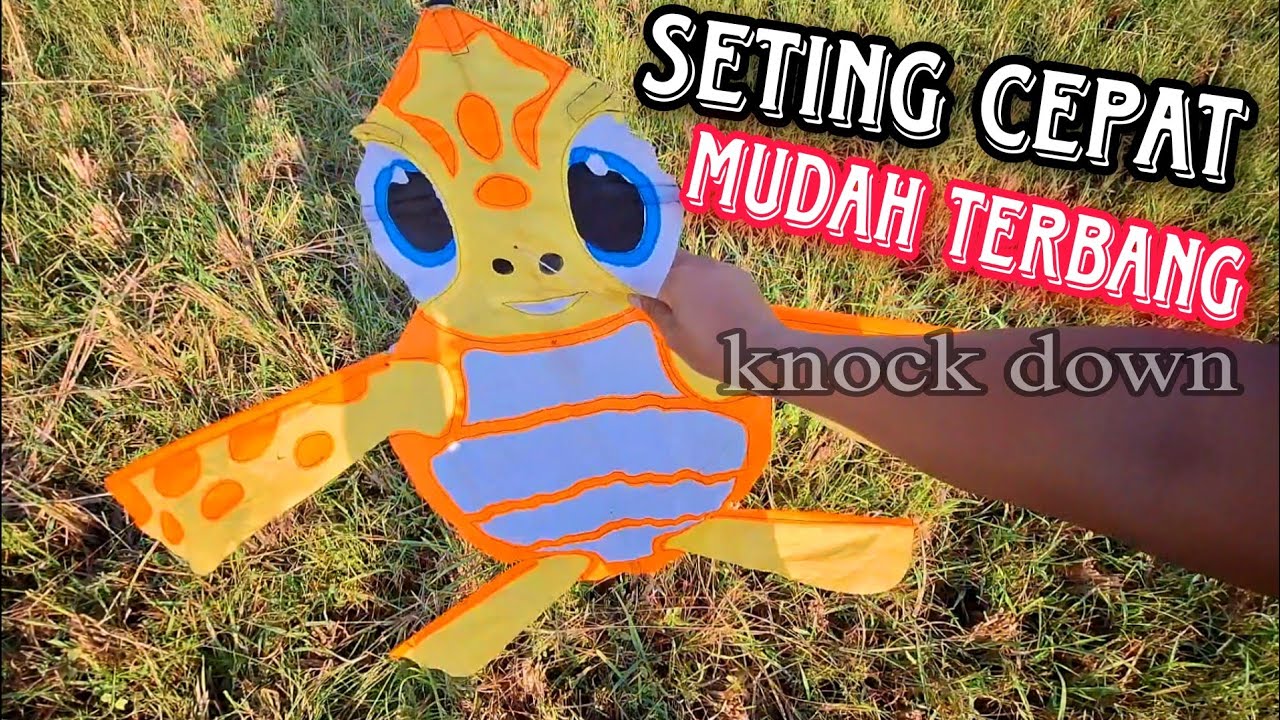 layangan kura-kura lucu#layangan #layanganunik #layanganhias# ...