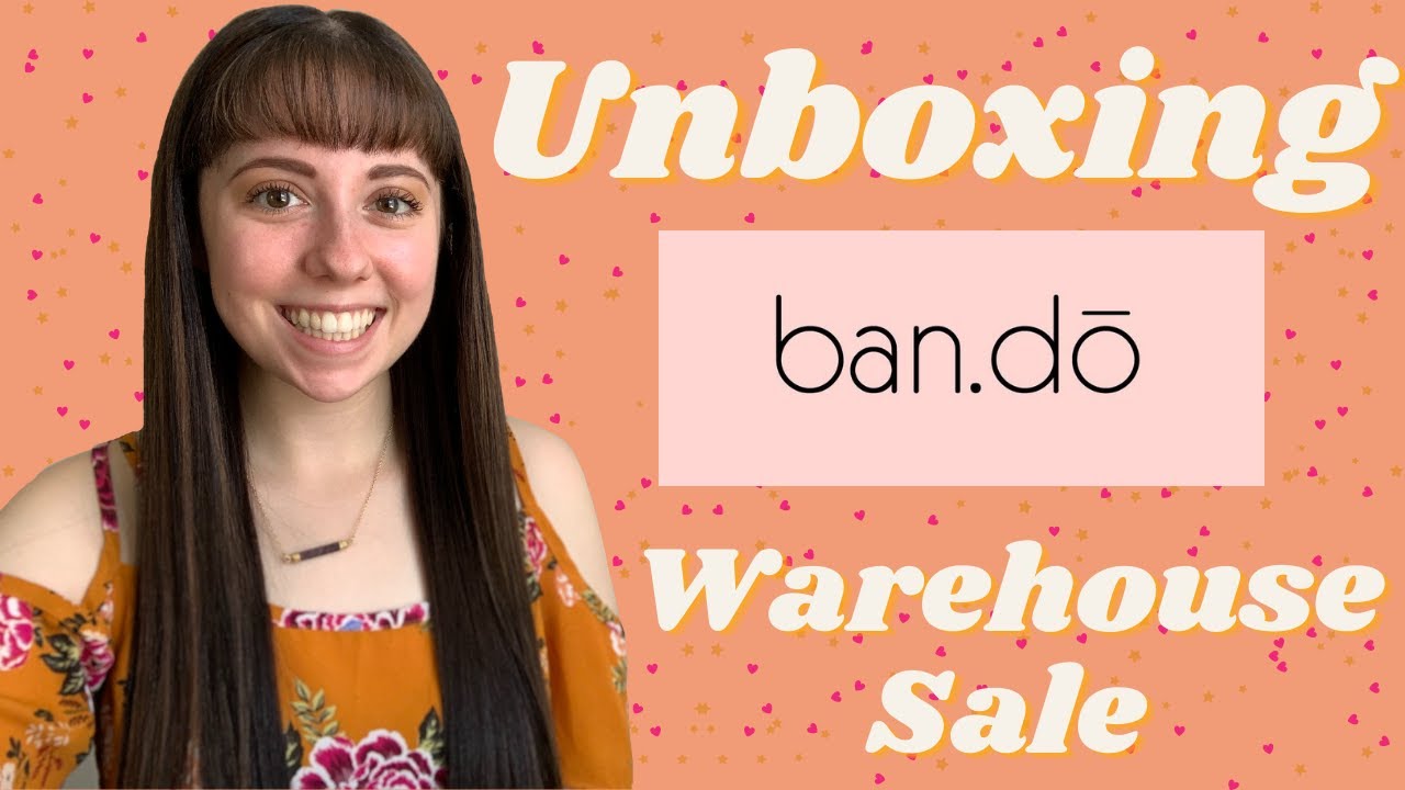 UNBOXING BANDO'S WAREHOUSE SALE!! I'm showing you my new tote, backpack ...