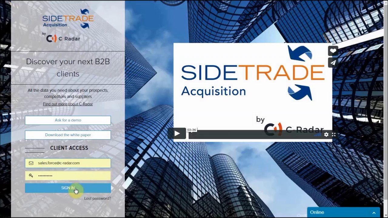 Sidetrade AI solutions for B2B sales, marketing and finance teams - YouTube