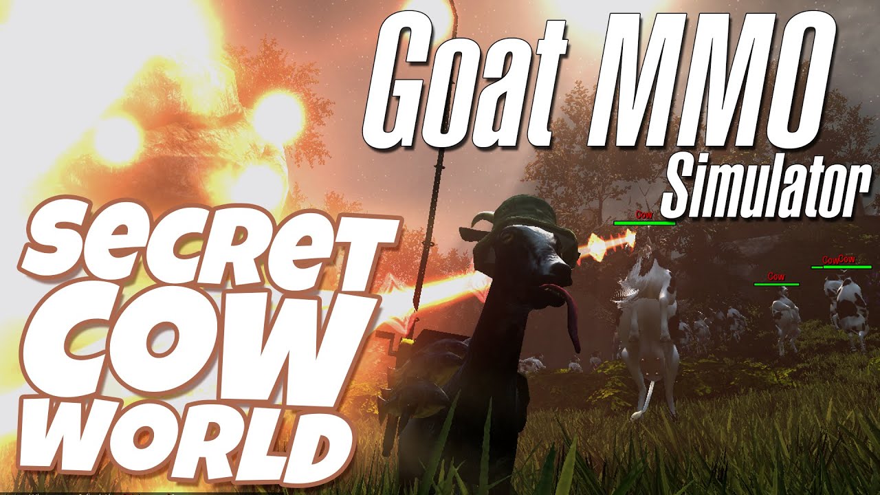 Goat MMO Simulator - THE HIDDEN COW WORLD - Goat MMO Gameplay ...
