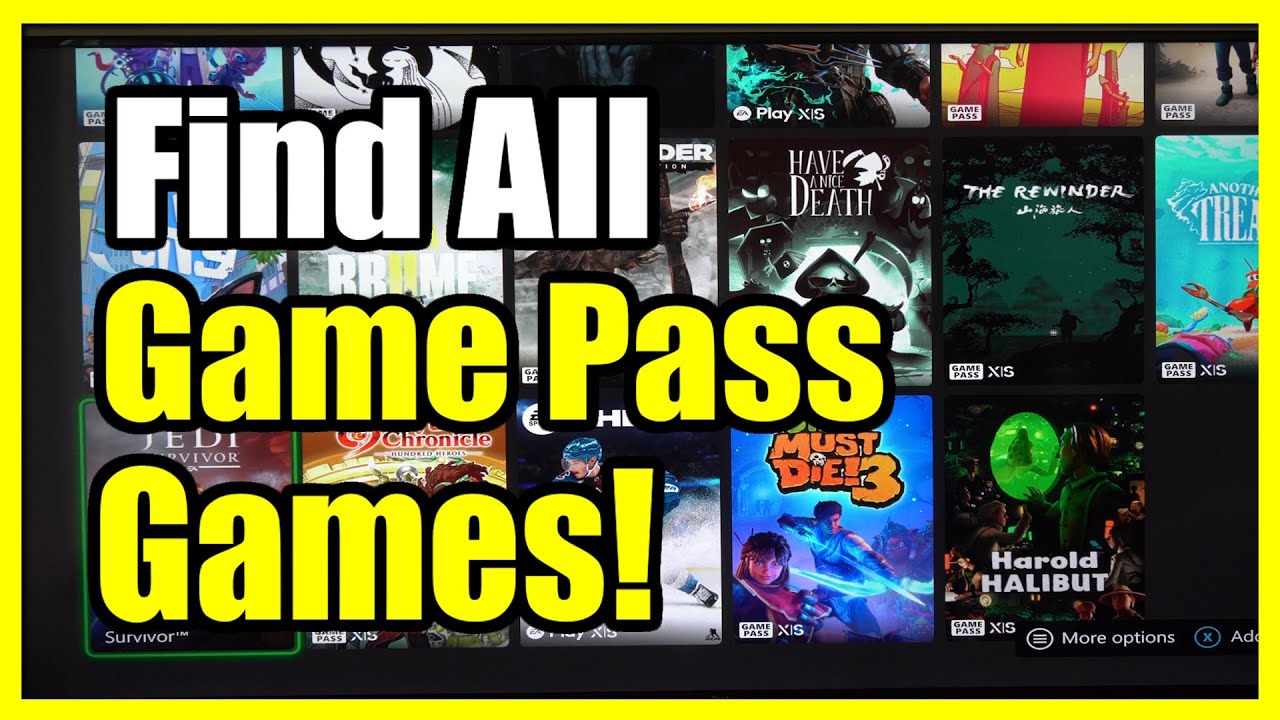 How to Find your Game Pass Games on your Xbox Series X (Easy Tutorial ...