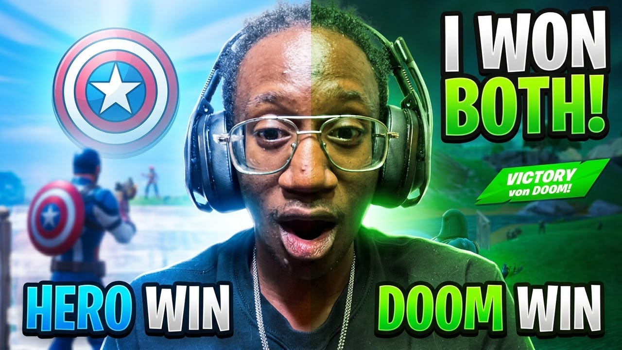 I WON as Doom Henchmen and Heroes in Fortnite Day of Doom! - YouTube